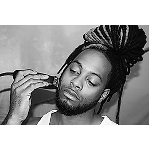 Andis 68135 Head-styler/Headliner Clipper & Trimmer Kit - Carbon-Steel, Complete Home Haircutting Kit, Prevents Razor Bumps - for Styling & Dry Shaving - 27 Pieces, Black