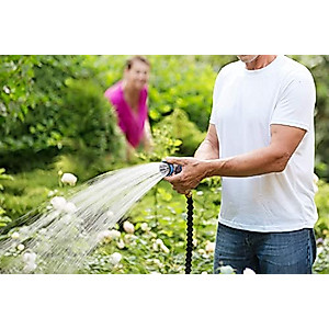 INNAV8 Water Hose Nozzle Sprayer - Features 10 Spray Patterns, Thumb Control, On Off Valve for Easy Water Control - HIGH Pressure Garden Hose Nozzle for Garden Hose - Garden Hose Spray Nozzle for Hose