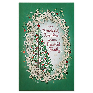 American Greetings Christmas Card for Daughter and Family (You're Appreciated)