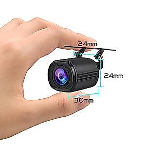 AWESAFE HD Reverse Camera for Car Radio, Waterproof Rear View Camera Wide-Angle for Universal Cars, SUV, Trucks