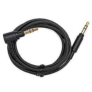 Sony Genuine OEM Replacement 3.5mm Cable for WH1000XM3 , WH1000XM2 (Approx. 3.94 ft, OFC Strands, Gold-Plated Stereo Mini Plug)