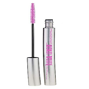 Maybelline Illegal Length Fiber Extensions Washable Mascara, Instant Lashes, No Flaking, Blackest Black, 1 Count