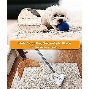 Home Techpro 12 PCS Gripper for Rug for Hardwood Floors, Reusable Under Rug Carpet Tape, Rug Anti Slip Grips for Area Rugs,Non Slip Rug Pads