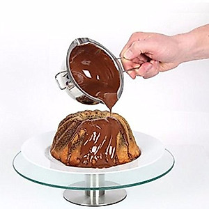 PureSec Double Boiler Stainless Steel Chocolate Melting Pot 400ML for Melting Chocolate and Candle making