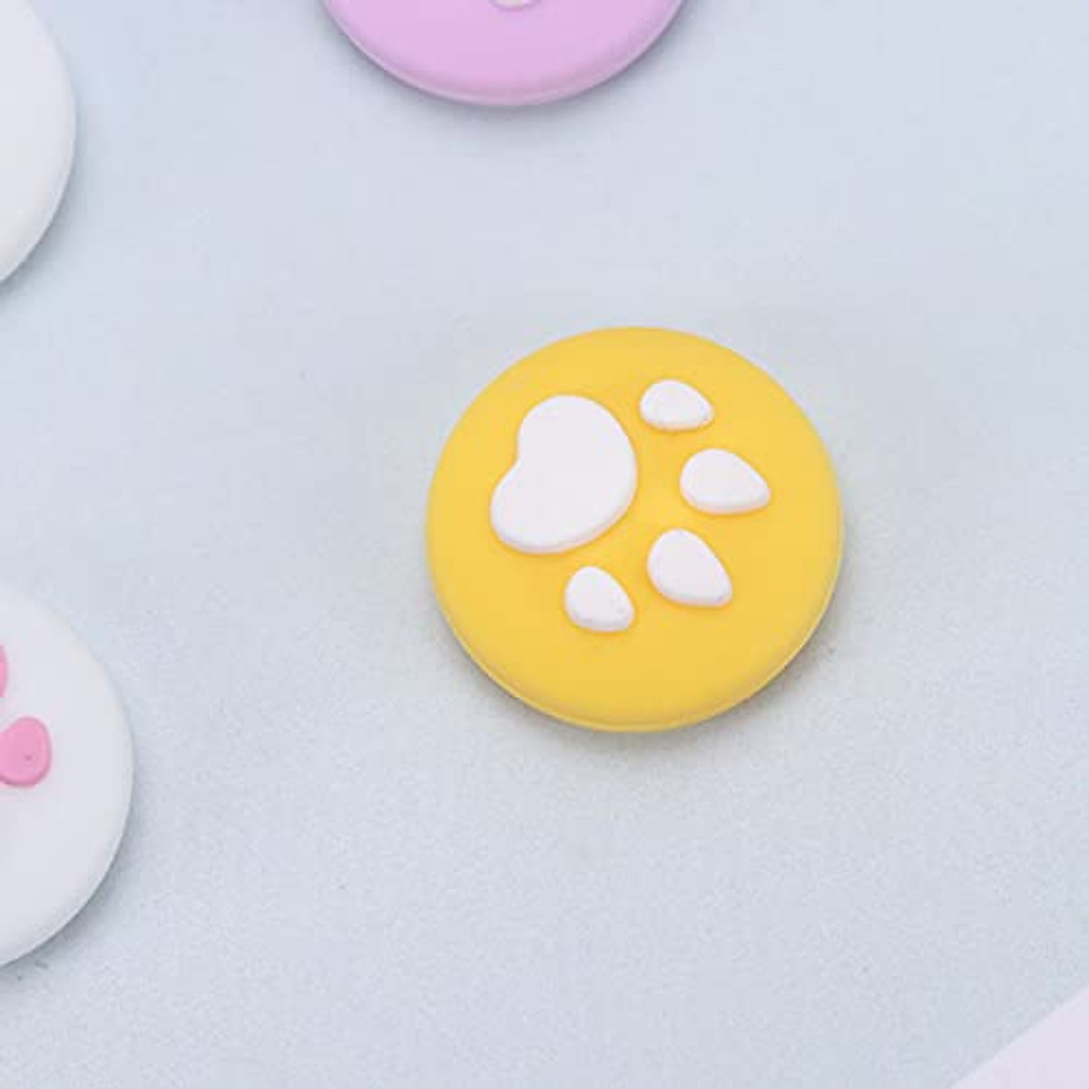 ifundom 4pcs Silicone Rocker Cover Cat Claw Design Joystick Cap Compatible for Switch