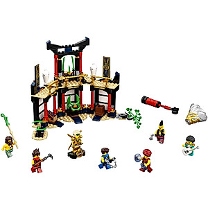 LEGO NINJAGO Legacy Tournament of Elements 71735 Temple Toy Building Set Featuring Ninja Minifigures, New 2021 (283 Pieces)