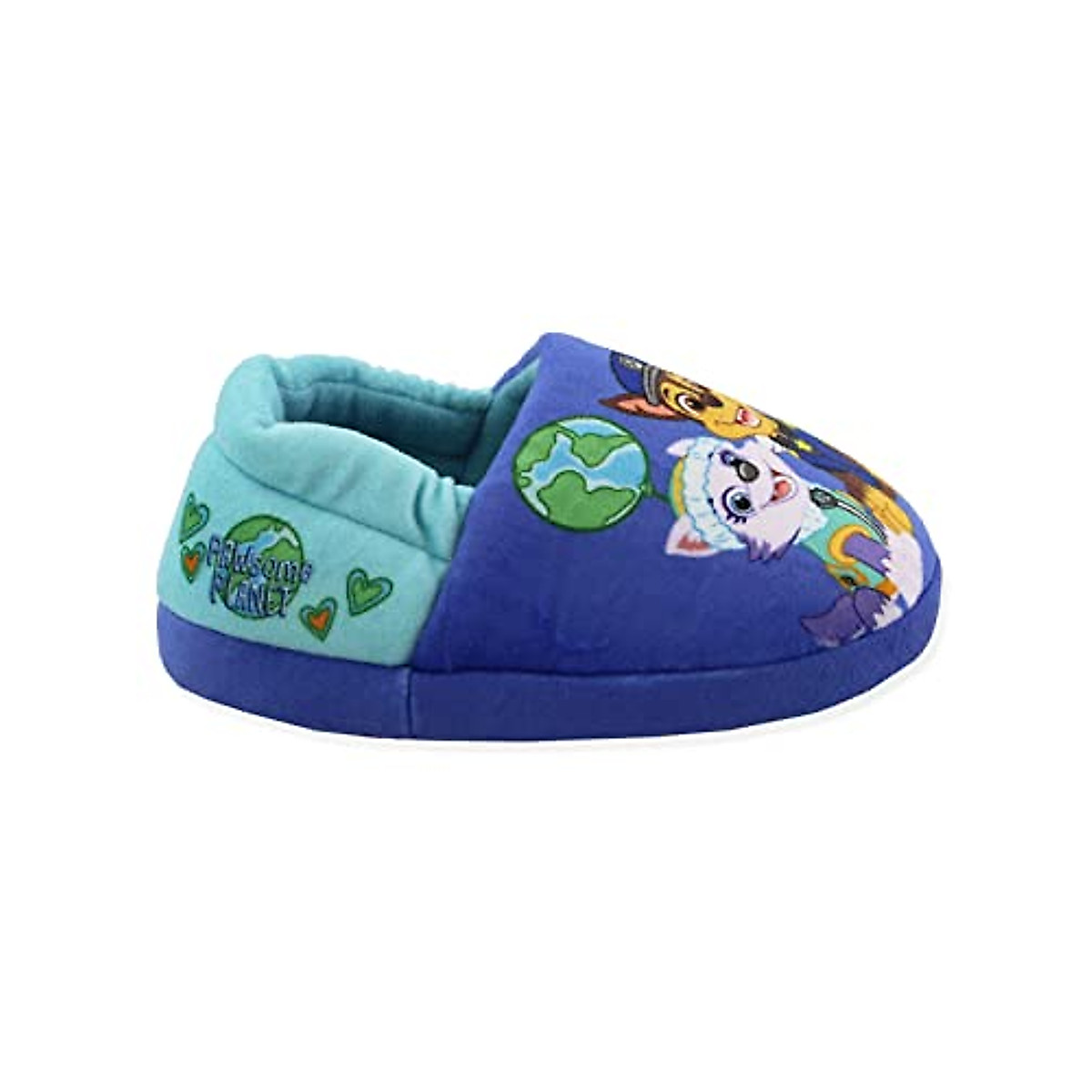 Josmo Kids Paw Patrol Pawesome Planet Toddler and Boys Plush Aline Slippers (Blue/Sky, 9-10 M US Toddler) 9-10 Toddler CH90222 0