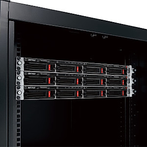 BUFFALO TeraStation Essentials 4-Bay Rackmount NAS 32TB (4x8TB) with HDD Hard Drives Included 2.5GBE / Computer Network Attached Storage/Private Cloud/NAS Storage/Network Storage/File Server