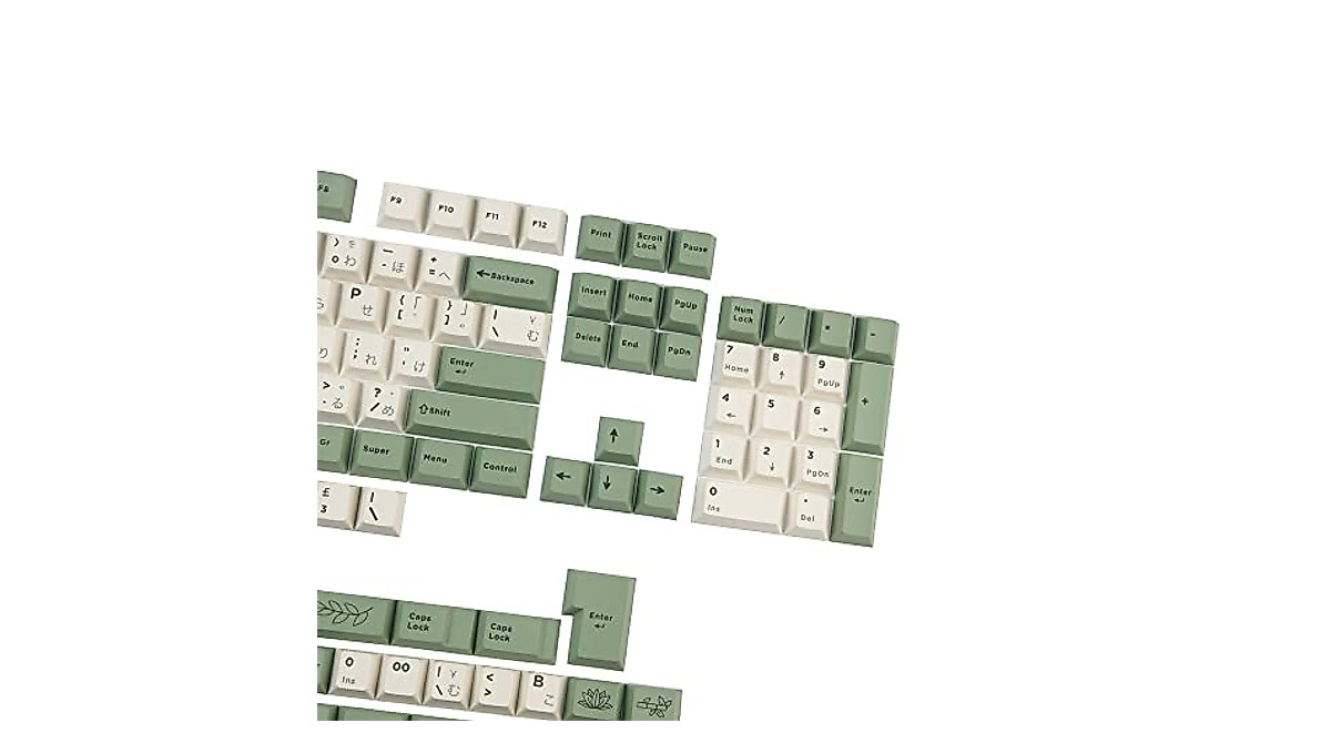 HONANA Botanical Garden Keycap Set 165 Keys Cherry Profile PBT ...