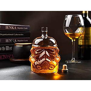Tequila Whiskey Decanter ,Liquor Decanter, Marvel Gifts for Women or Man Gifts for Nerds