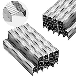 30000 Pieces B8 Crown Staples Standard Staples Heavy Duty Staples 1/4 Inch Leg Length for B8 Staplers Home School Office