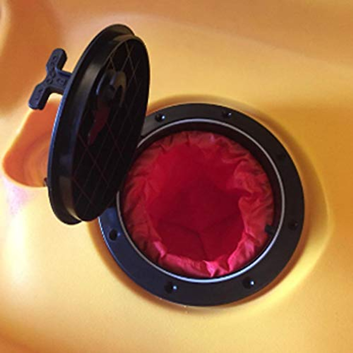 RIYIN 8 Inch Hole Diameter Deck Hatch with Cat Bag for Kayak Boat Fishing Rigging