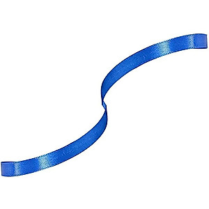Blue Satin Ribbon 3/8 inches x 25 Yards, Royal Blue Fabric Ribbons for Christmas Gift Wrapping, Christmas Garland, Christmas Tree Ornaments, Bows Making, DIY Crafts, Sewing Projects and Wedding Party