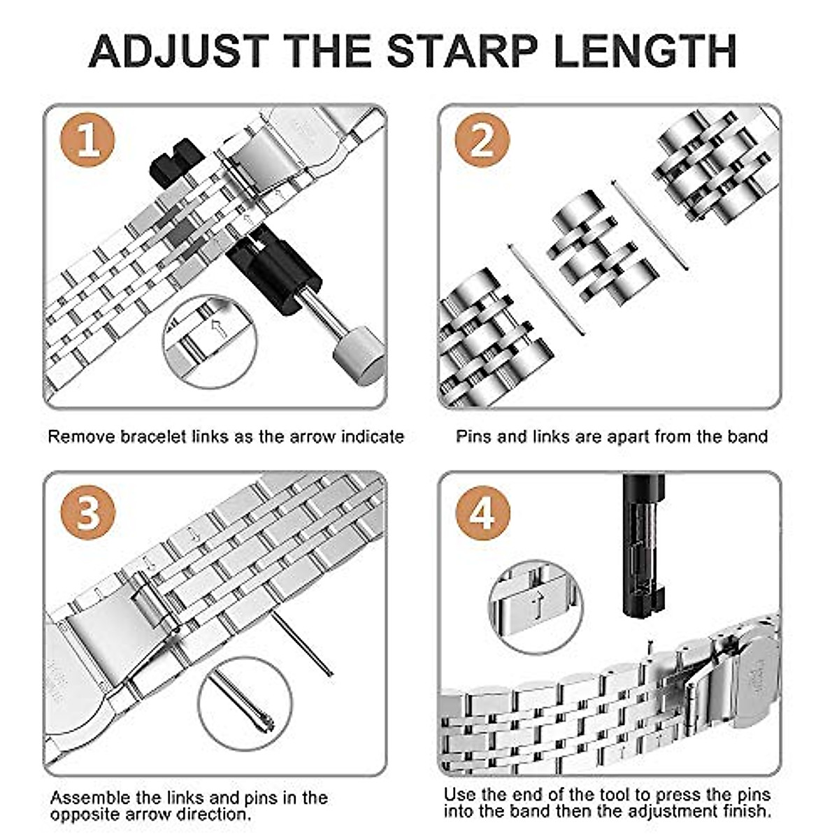 PUGO TOP Bands Replacement for apple watch 38mm Series 3 2 1 40mm Series 6 5 4 SE 41mm Series 7, Stainless Steel iWatch iPhone Watch Bracelet 2 Tones for Men Women(38mm/40mm/41mm, Gold)