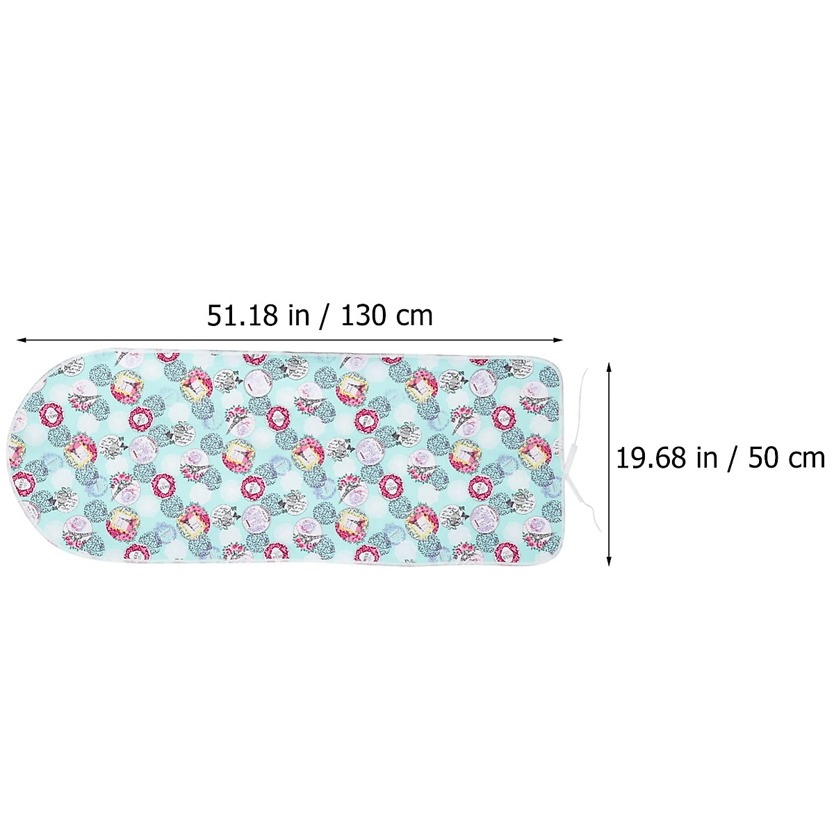 Zerodeko 2pcs Ironing Board Cover Household Products Thicken Canvas