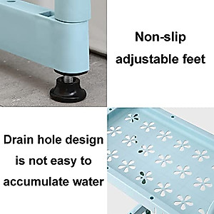 HAZEK Bathroom Shelf Over Toilet, Storage Over Toilet Bathroom Organizer, Pace-Saving, Easy Assembly, Fit Most Toilets