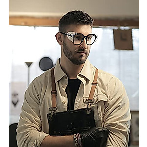 YunTuo 10 Pairs Eye Glasses Side Shields, Flexible Slip on Side Shields for Safety Glasses Fits Small to Medium