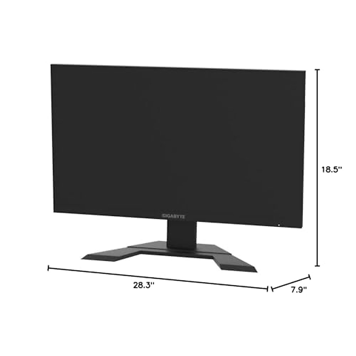 GIGABYTE M27Q 27" 165Hz 1440P -KVM Gaming Monitor, 2560 x 1440 SS IPS Display, 0.5ms (MPRT) Response Time, 92% DCI-P3, HDR Ready, FreeSync Premium, 1x Display Port 1.2, 2x HDMI 2.0, 2x USB 3.0