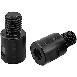 Bestgle 2Pcs Angle Grinder Attachment M14 Male Thread to M10 Female Thread Adapter Converter for Angle Grinder Polisher Diamond Core Bit Interface Converter