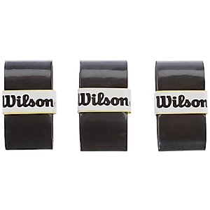 WILSON Pro Tennis Overgrip - 3 Pack, Black