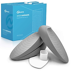Neoera Door Stopper Wedge Door Stop with Door Holder (3 Pack Gray) Rubber Door Stoppers Works On All Floor Types and Carpet Heavy Duty Door Jam