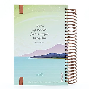 Pechi Agenda 2024 (Inspirational Christian Planner in Spanish). Tapa dura. Encuadernado espiral plástico. Devocionales, frases y versículos entre otras herramientas. Enero-Diciembre. 1 página por día
