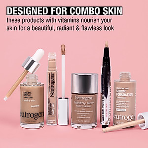 Neutrogena Healthy Skin Glow Perfector Pen, Lightweight Brightening Concealer Pen with Pro-Vitamin B5 & Vitamin E to Brighten Darkness & Dullness for a Natural, Radiant Highlight, Neutral 1oz