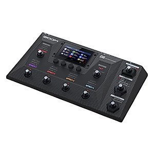 Zoom B6 Bass Multi-Effects Processor with 4 DI Boxes, A/B Switcher, Touchscreen Interface, 100+ Built in Effects, Amp Modeling, IR’s, Looper, & Audio Interface for Direct Recording to Computer