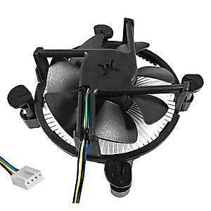 TRONWIRE TW-2 CPU Cooler Aluminum Heatsink 4-Pin PWM 92mm Low Profile 3000 RPM Fan Pre-Applied Thermal Paste for Intel Core i3 i5 i7 i9 Socket 1200 1151 1150 1155 1156 Desktop PC Computer