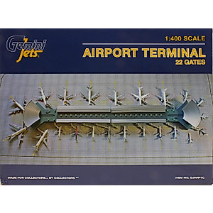 GJARPTC Airport Terminal Double ROTUNDA GEMGJARPTC 1:400 Gemini Jets Airport Terminal with 22 Gates (pre-Painted/pre-Built)