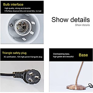 Food Heating Warmer Lamp Food Heating Lamp Desktop, Restaurant Kitchen Buffet Warmer Table (Color : Red Copper, Size : Double Head)