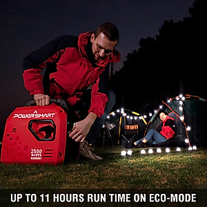 PowerSmart 1200W Portable Generator with 2-Stroke Engine, Ultralight & Carrying Handle, EPA & CARB Compliant