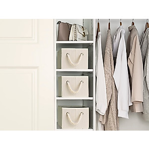 StorageWorks Storage Baskets for Organizing and Closet Storage Bins with Clear Window