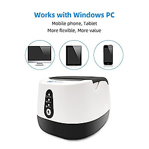 GAINSCHA Classic Thermal Receipt Printer, Small and Exquisite 58mm Printer Support Cash Drawer Application, Bluetooth+USB Connection [When You find Plug Isn't U.S Current Plug, pls Contact with us]