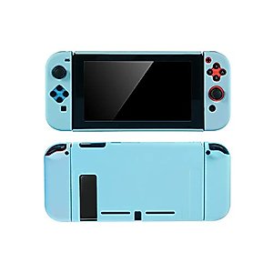 Protective Case Joy Con Controller Shell Hard Housing Full Cover Shell For Nintend Switch Game Console Colorful Shell Blue