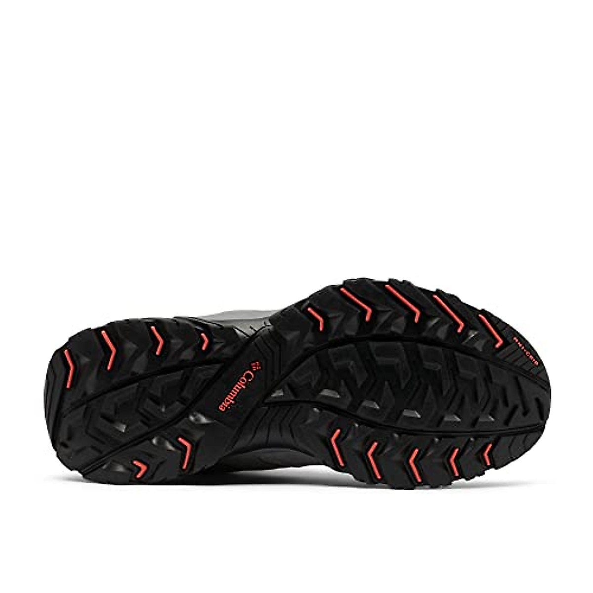 Columbia Women's Redmond III Mid Waterproof Walking Shoe Hiking, Steam/Red Coral, 7.5