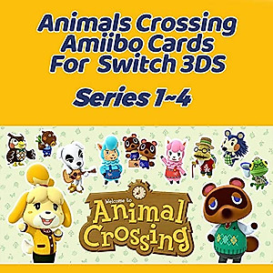 Animal Crossing Amiibo Card Set Work for Switch NS 3DS Games Series 1~4 Animals Crossing Magic Box Blue