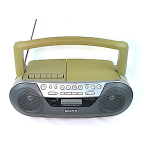 Sony CFD-S05 CD Radio Cassette Recorder with Auxiliary Cord (6 feet)