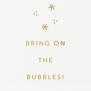 Hallmark Signature Congratulations Card for Graduation (Champagne)