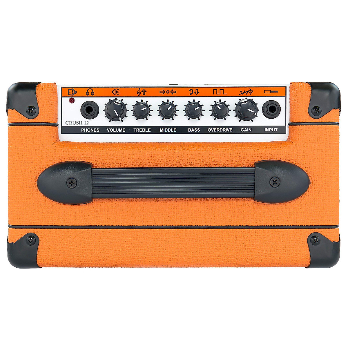Orange Amps Crush 12 12 Watts Power Amplifier for Electric Guitars - Orange (Renewed)