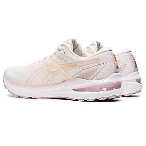 ASICS Women's GT-2000 10 Running Shoes, 7, Cream/Champange