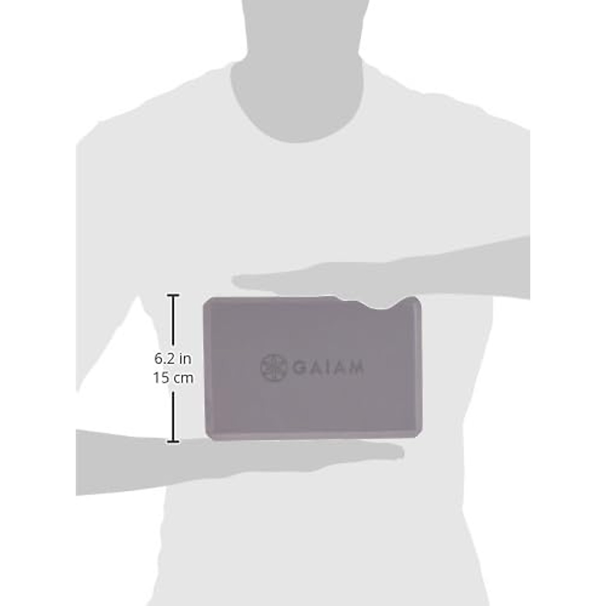 Gaiam Yoga Block - Supportive Latex-Free Eva Foam - Soft Non-Slip Surface with Beveled Edges for Yoga, Pilates, Meditation - Yoga Accessories for Stability, Balance, Deepen Stretches