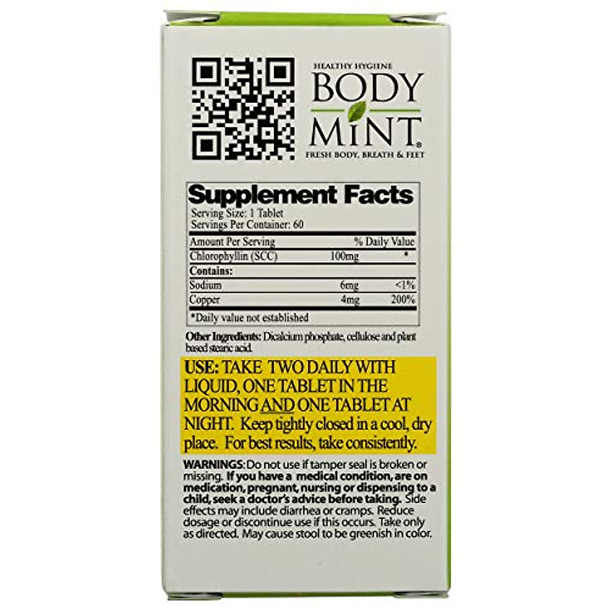 BodyMint, 60 Count Bottle (packaging may vary)