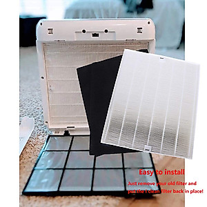 I clean Replacement for Coway AP-1512HH Mighty Air Purifier Filter Compatible with Coway AP-1512HH 3304899 AP1512HH AP1512 1512 1512HH (2 Premium HEPA Filter and 4 Carbon Pre-Filters)