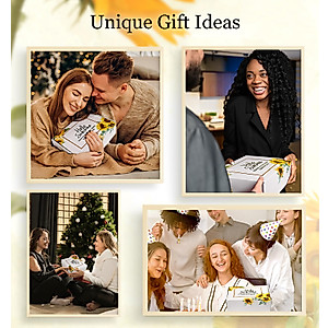 Sunflower Gifts for Women,Birthday Gifts for Women,Sending Sunshine Gift,Thank You Gifts,Care Package,Thinking of You Gifts for Women Mom Grandma Sister Best Friend,Graduation Gifts for Her