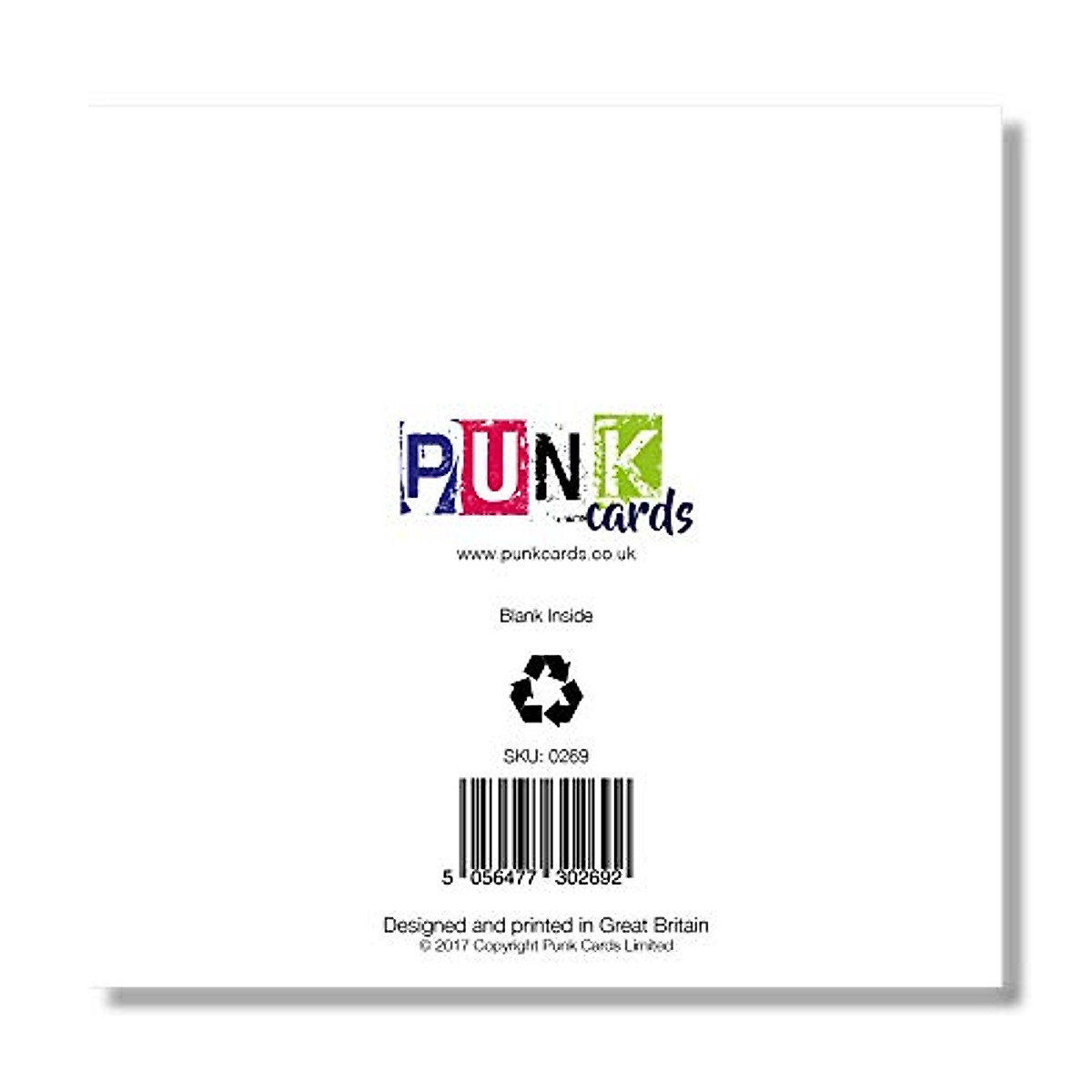 Punkcards - Funny Birthday Cards For Brother - 'Being Related to Me Is Really The Only Gift You Need' - Funny Birthday Card For Sister - Blank Inside - With Envelope