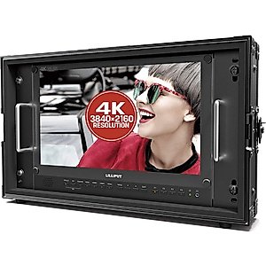 Lilliput Electronics BM150-12G-ABBP 5.6 in. 12G-SDI 4K Broadcast Director Monitor with 12G-SDI-HDMI-Tally Inputs-4K 3840 x 2160