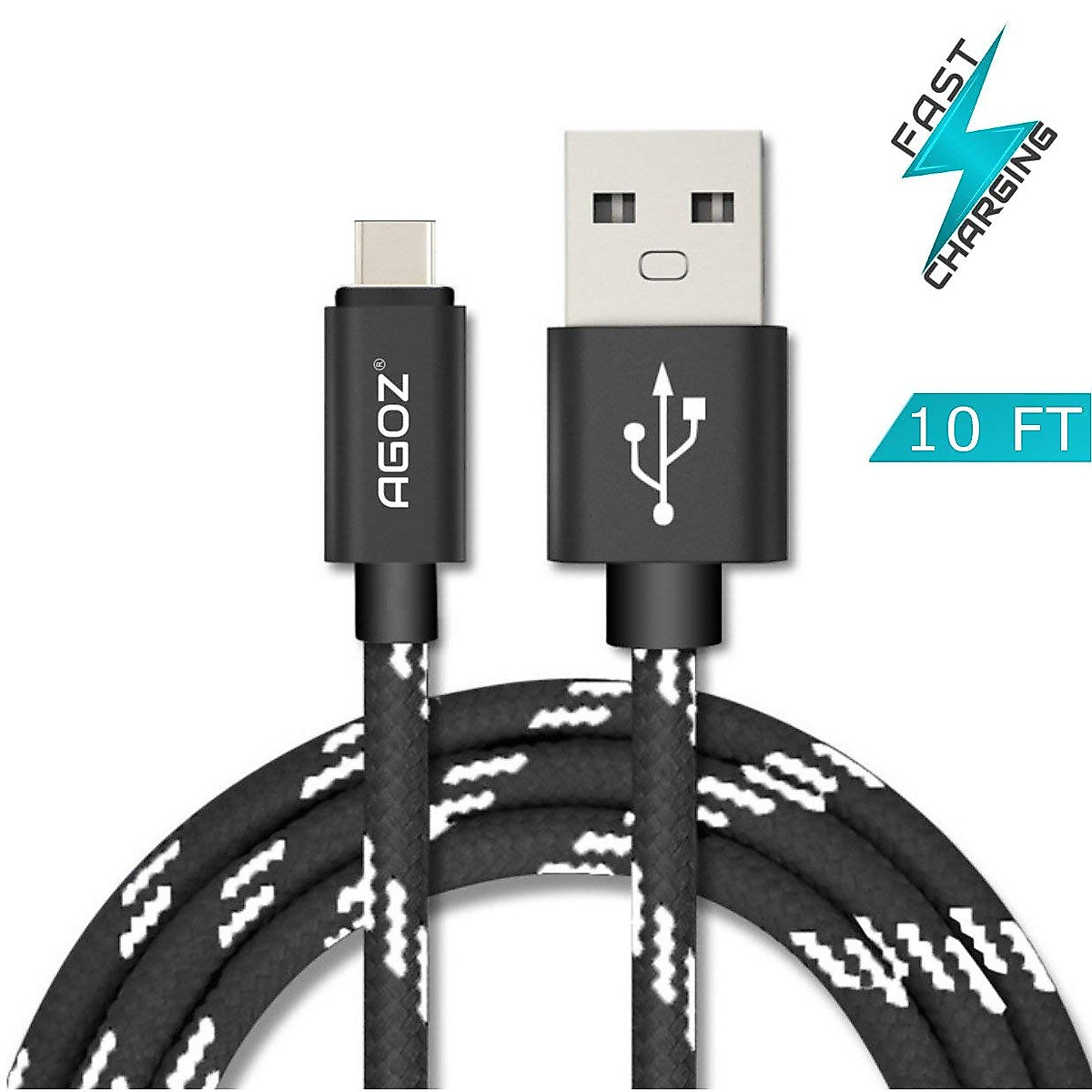AGOZ USB C Fast Charger Cable (4ft) for OnePlus Nord N300 N30 5G, Xperia 1 III, PRO; Sony Xperia 5 II, 10 III, Nokia X100 G300