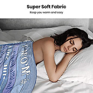 NVDOXSA Mom to be Blanket Gift for New Mom, Pregnancy New Mom Gifts for Women, Elephant Mom Anniversary Throw Blankets 50"x 60"