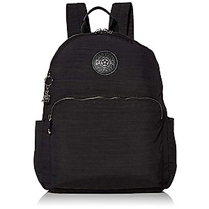 Kipling Women's Citrine 13" Laptop Backpack, Black Dazz, 12.75" L x 16.25" H x 5" D